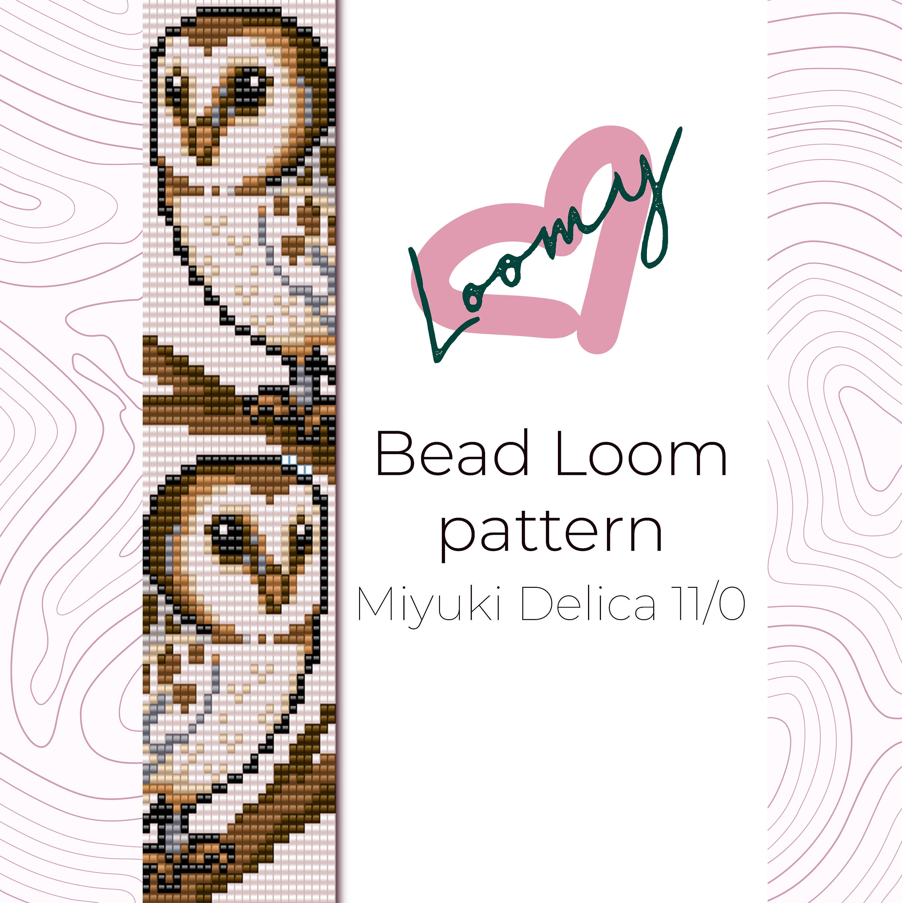Big Owl Bead Loom Pattern Loom Bracelet Pattern Loom Beading Pattern ...