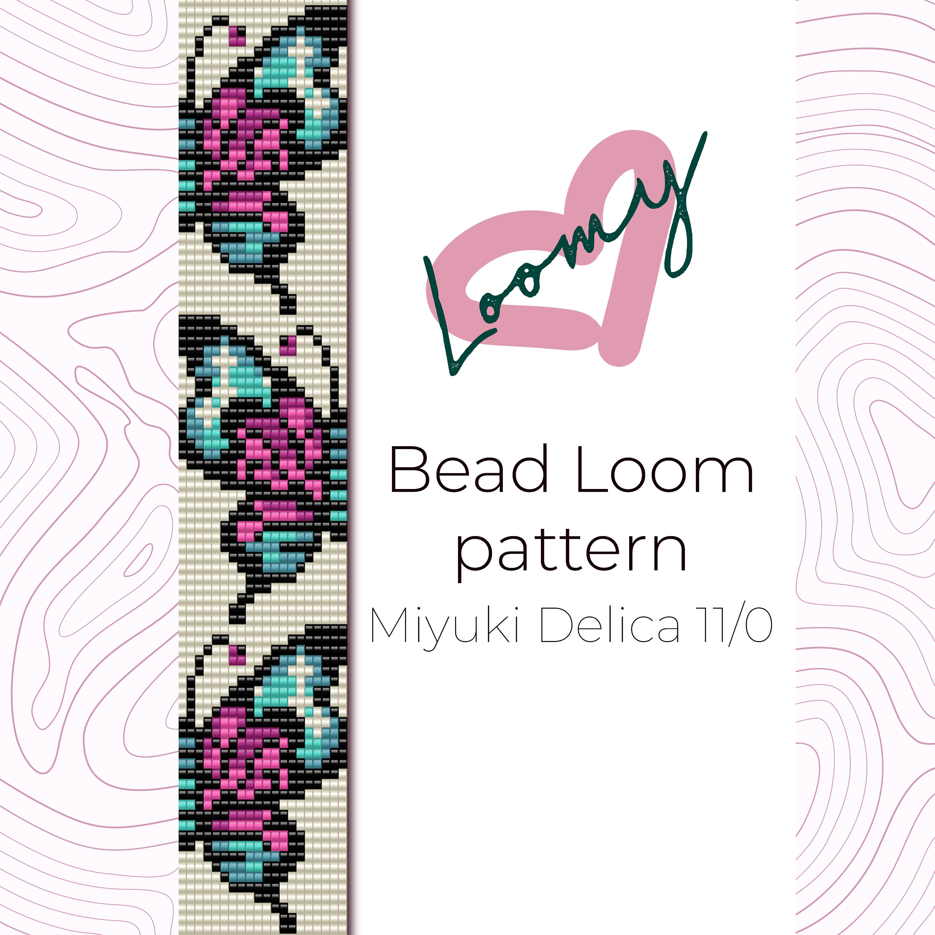 Magic Butterfly Bead Loom Pattern Loom Bracelet Pattern Loom Beading ...