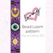 Purple Evil Eye - Bead Loom Pattern - Loom Bracelet Pattern - Loom ...