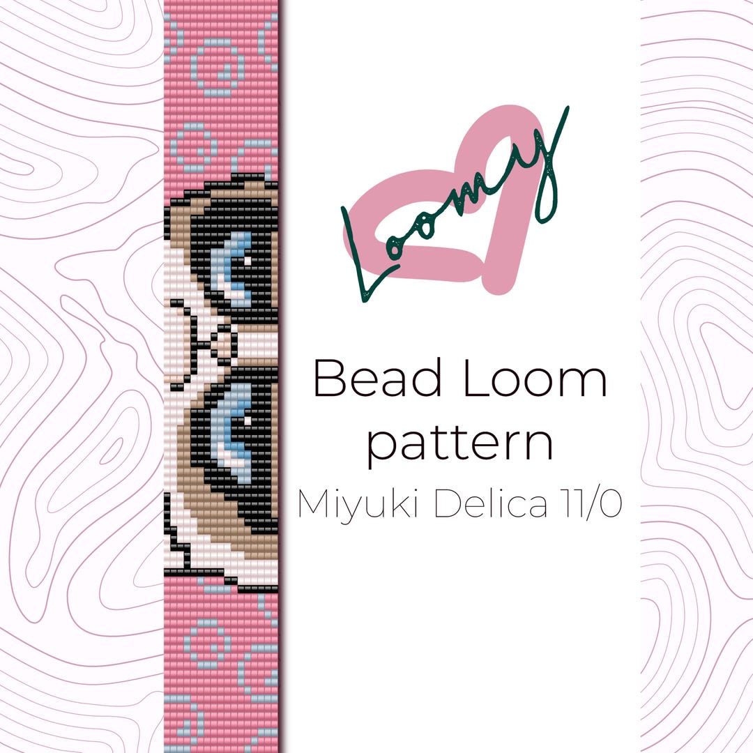 Sad Cat - Bead Loom Pattern - Loom Bracelet Pattern - Loom Beading ...