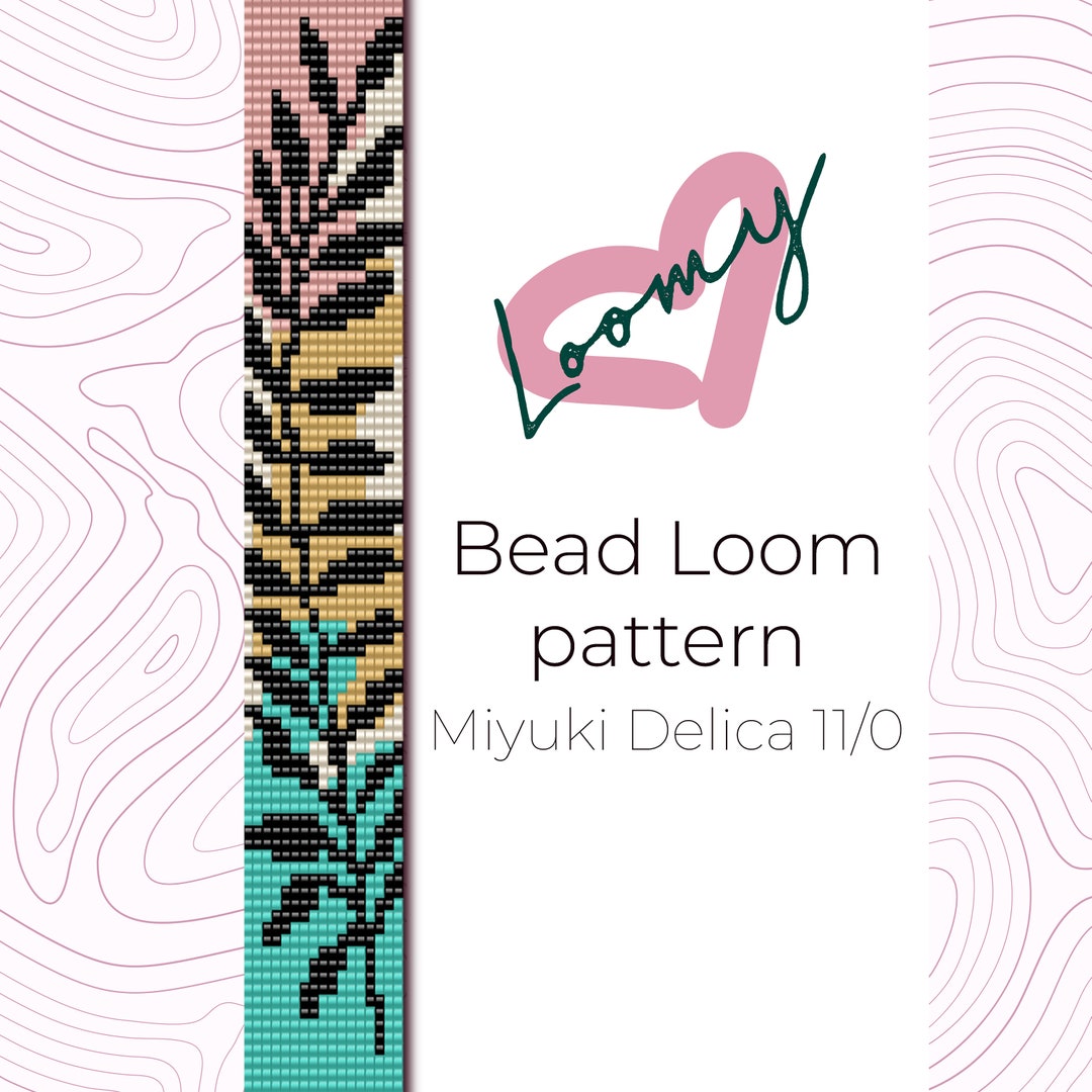 Boho Branch - Bead Loom Pattern - Loom Bracelet Pattern - Loom Beading ...
