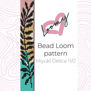 Boho Branch - Bead Loom Pattern - Loom Bracelet Pattern - Loom Beading ...