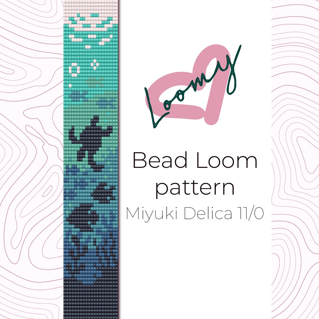 Underwater - Bead Loom Pattern - Loom Bracelet Pattern - Loom Beading ...