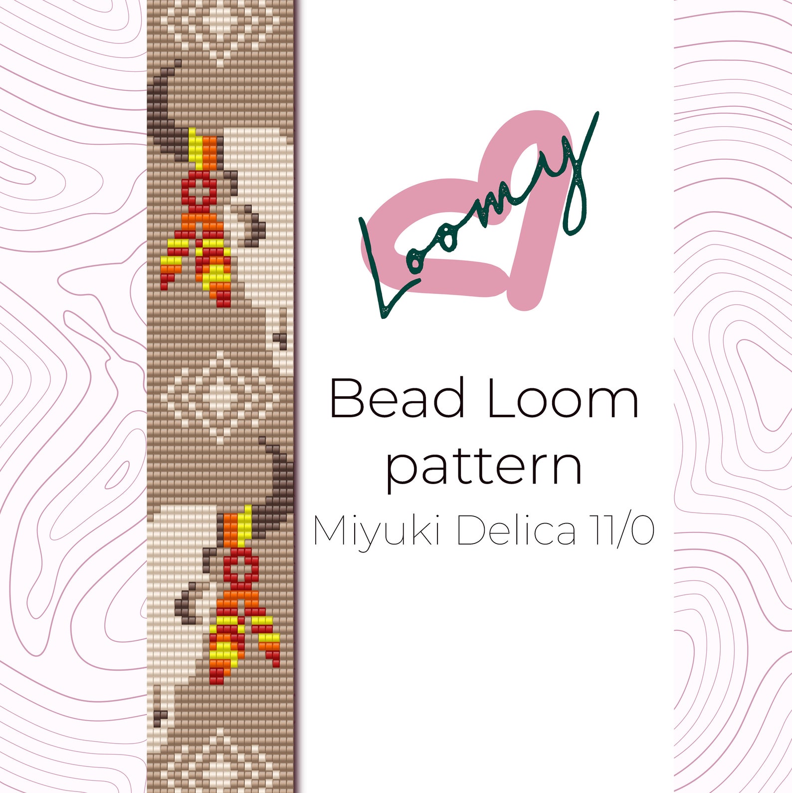 Bull Skull Native Bead Loom Pattern Loom Bracelet Pattern Loom Beading ...