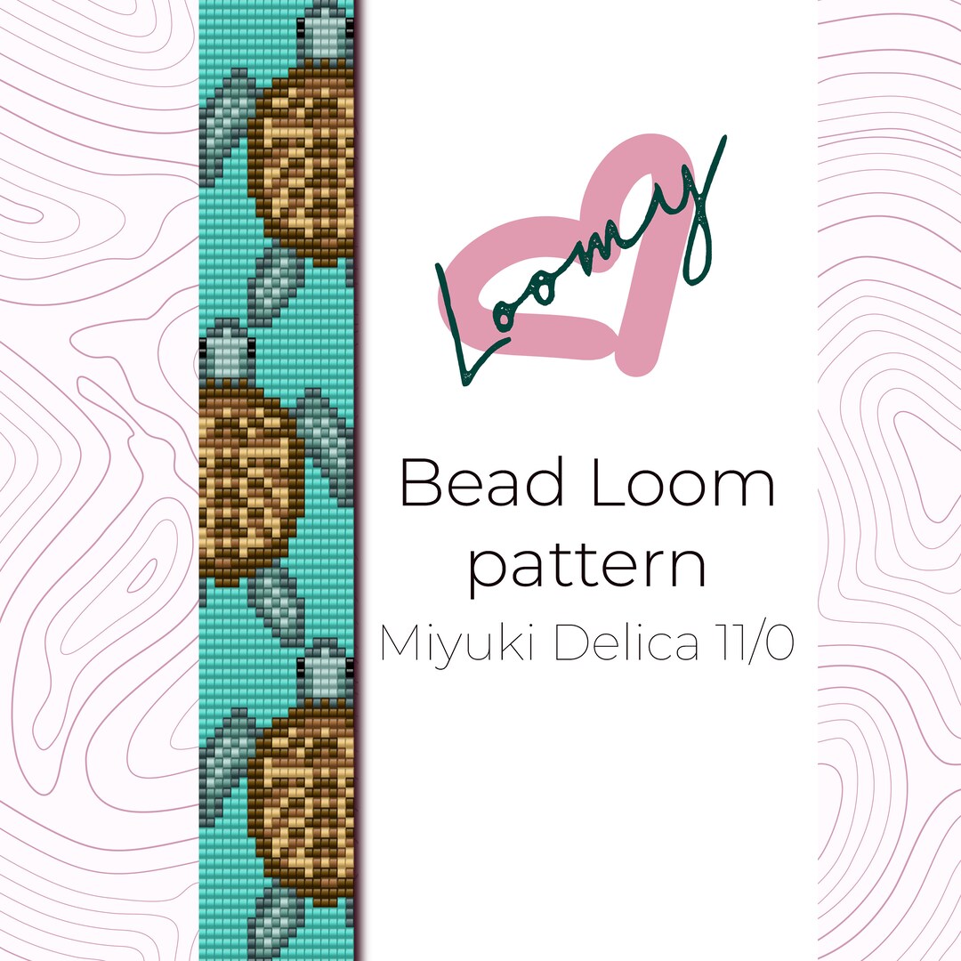 Sea Turtles - Bead Loom Pattern - Loom Bracelet Pattern - Loom Beading ...