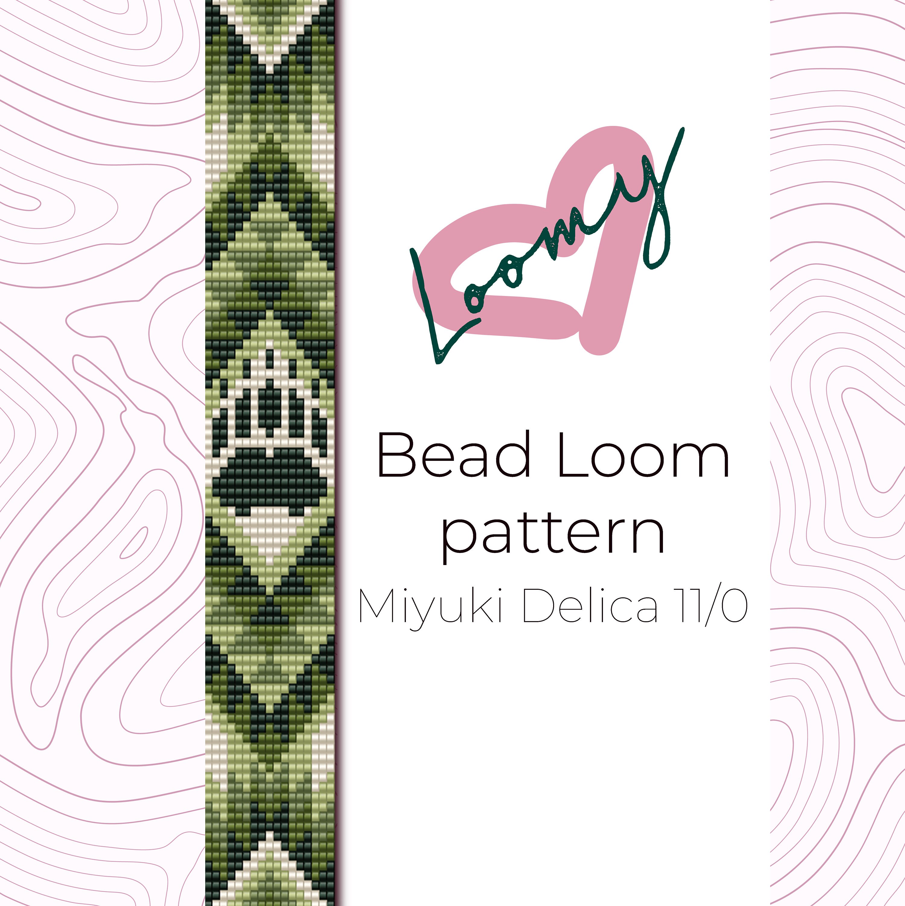 Forest Bear Paw Native Bead Loom Pattern Loom Bracelet Pattern Loom ...