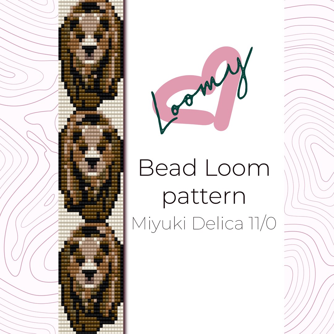 Bears Step - Bead Loom Pattern - Loom Bracelet Pattern - Loom Beading ...