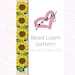 Sunflowers Bead Loom Pattern Loom Bracelet Pattern Loom Beading Pattern ...