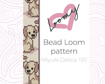 Chihuahua Bead Loom Bracelet Pattern - Bead Loom Pattern Based on ...