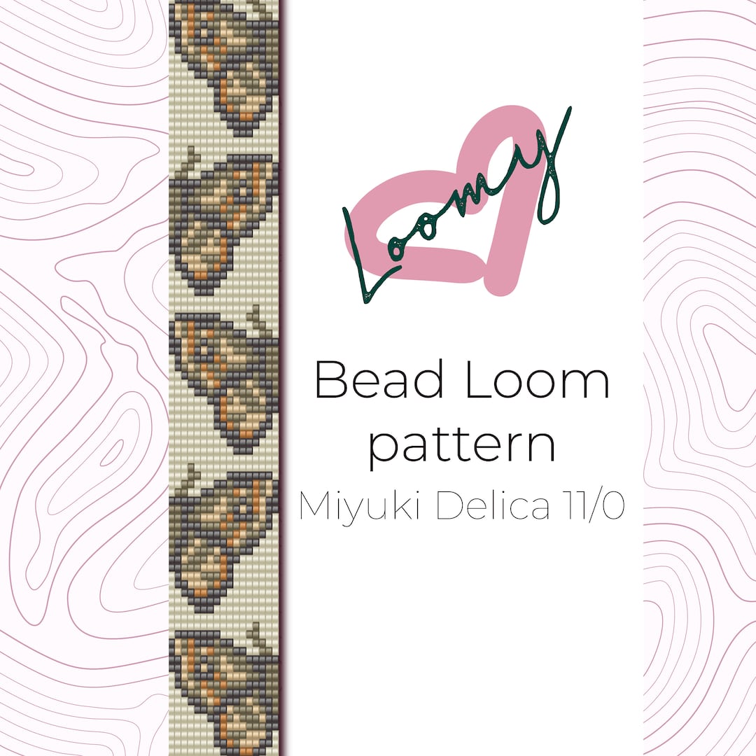 Moth - Bead Loom Pattern - Loom Bracelet Pattern - Loom Beading Pattern ...