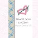 Light Blue Dragonfly - Bead Loom Pattern - Loom Bracelet Pattern - Loom ...