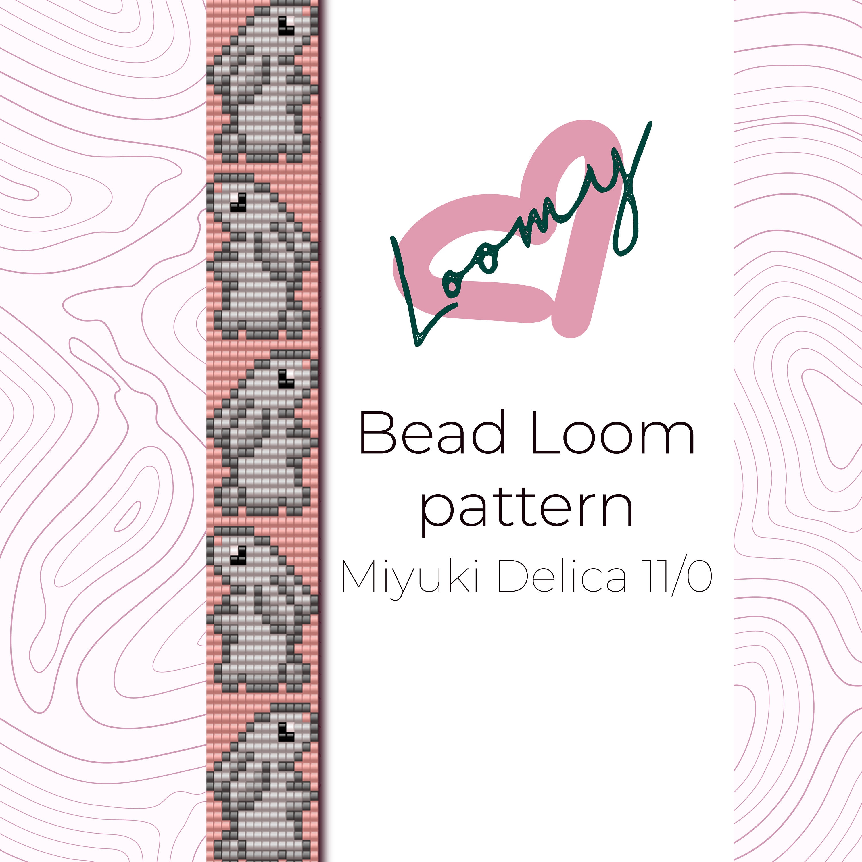 Rabbit Bead Loom Bracelet Pattern – Miyuki Delica 11/0 (PDF Pattern) - Etsy