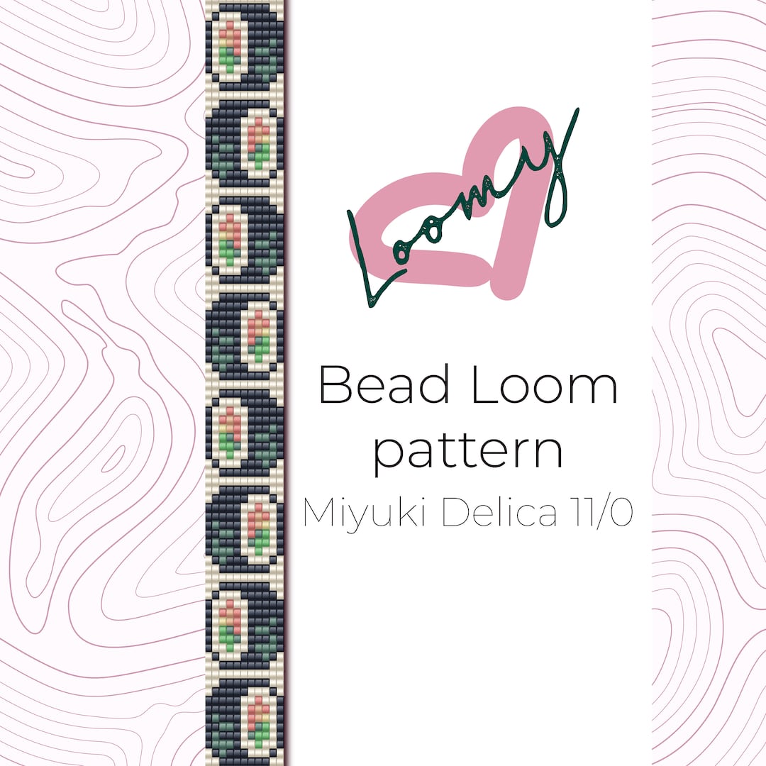 Narrow Sushi Rolls Set - Bead Loom Pattern - Loom Bracelet Pattern ...