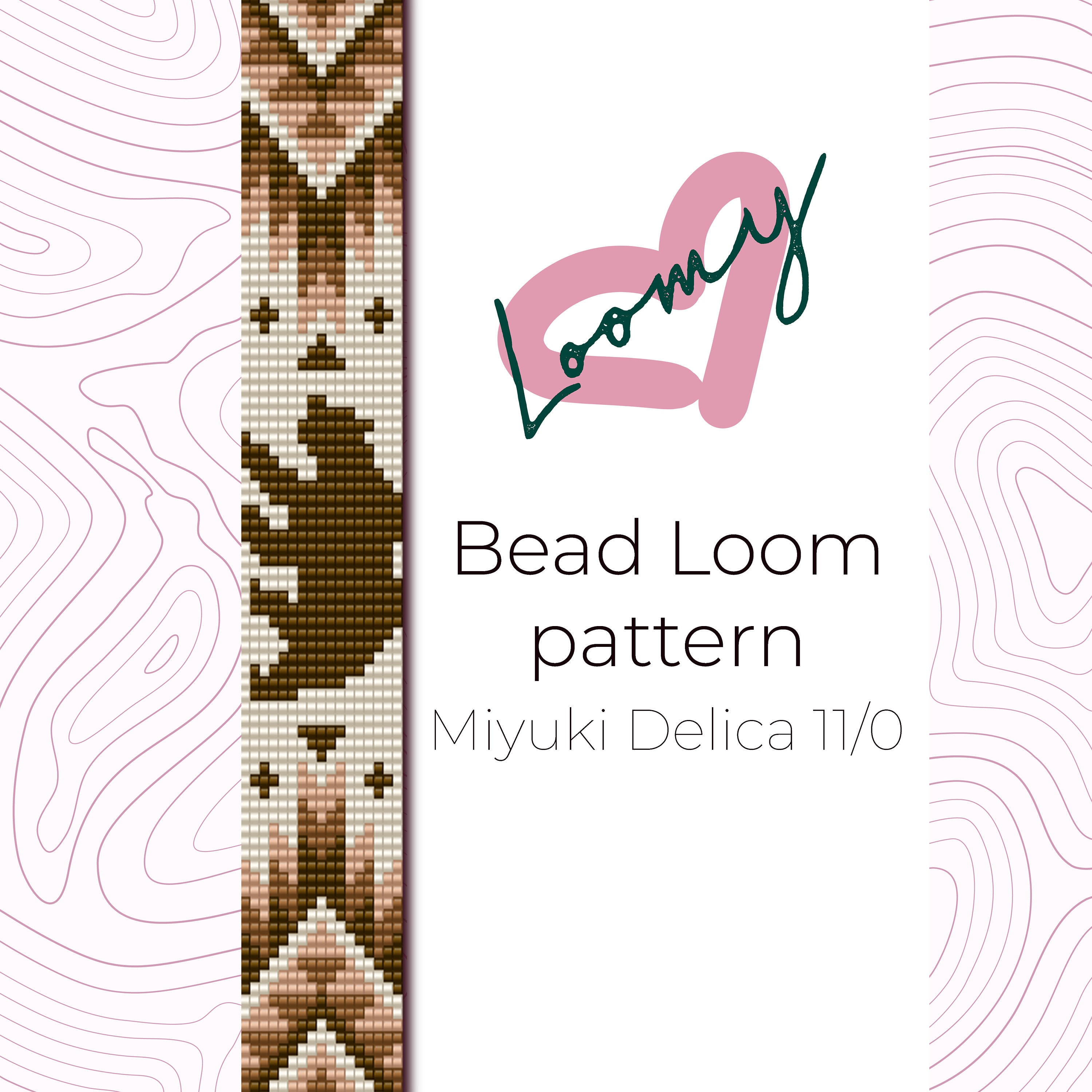 Bear Step Native Bead Loom Pattern Loom Bracelet Pattern - Etsy