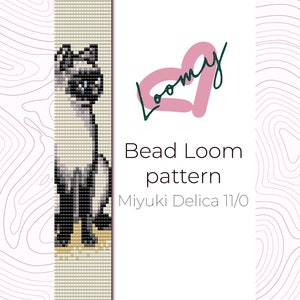 Thai Cat - Bead Loom Pattern - Loom Bracelet Pattern - Loom Beading ...