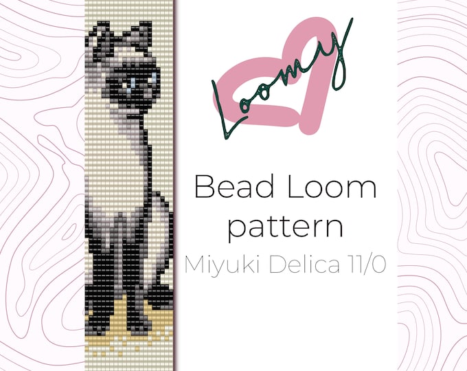 Lazy Cats Bead Loom Pattern Loom Bracelet Pattern Loom Beading Pattern ...