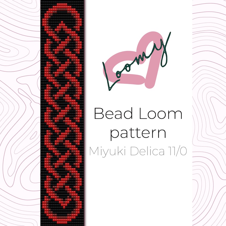 Celtic Knot Bead Loom Pattern Loom Bracelet Pattern Loom Beading ...