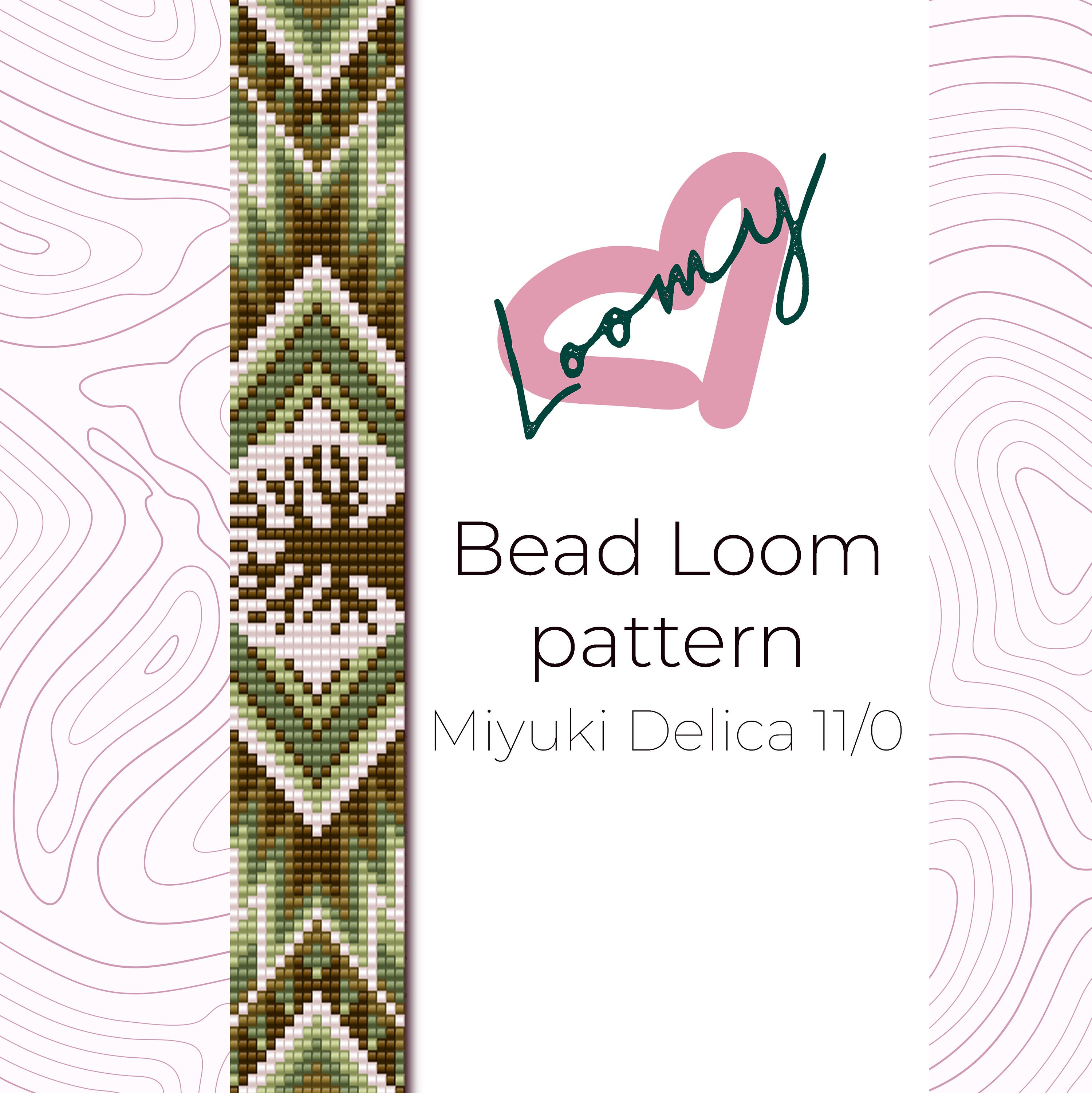 Earth Tree of Life Bead Loom Bracelet Pattern – Miyuki Delica (PDF ...