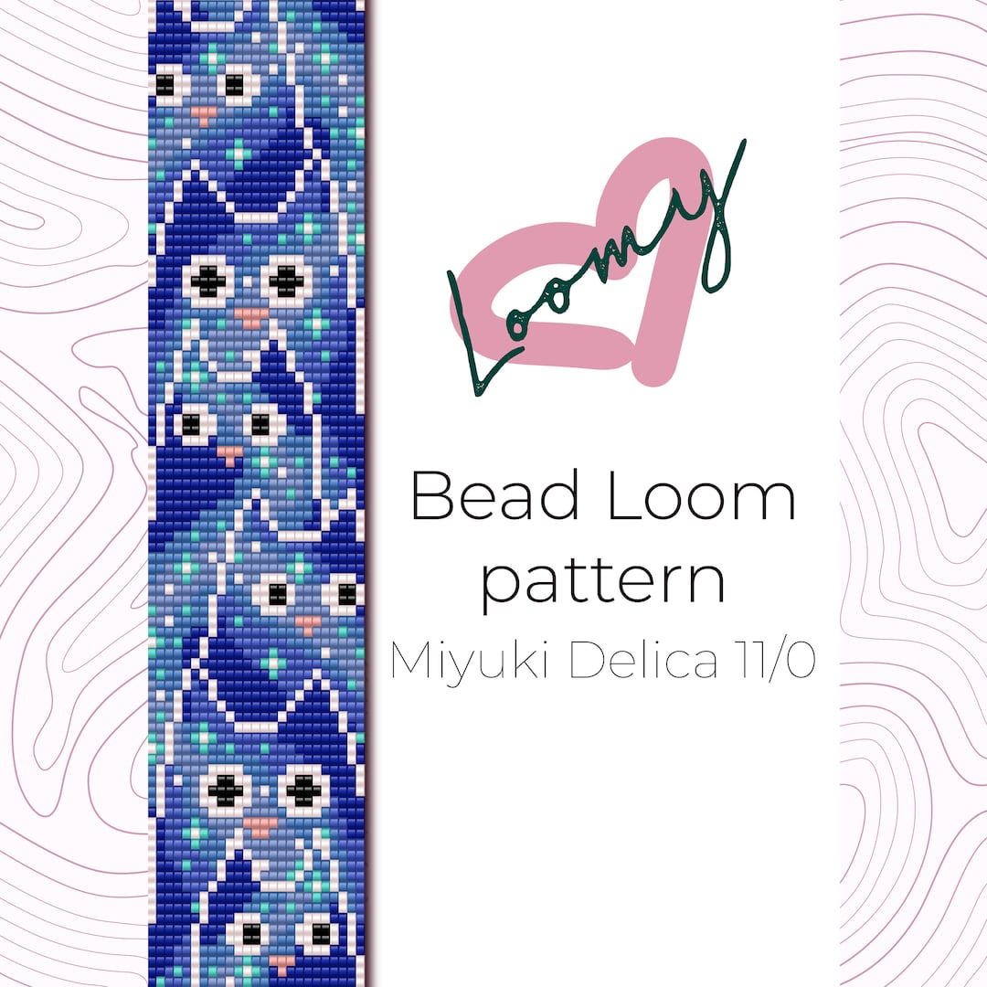 Milky Way Cats - Bead Loom Pattern - Loom Bracelet Pattern - Loom ...