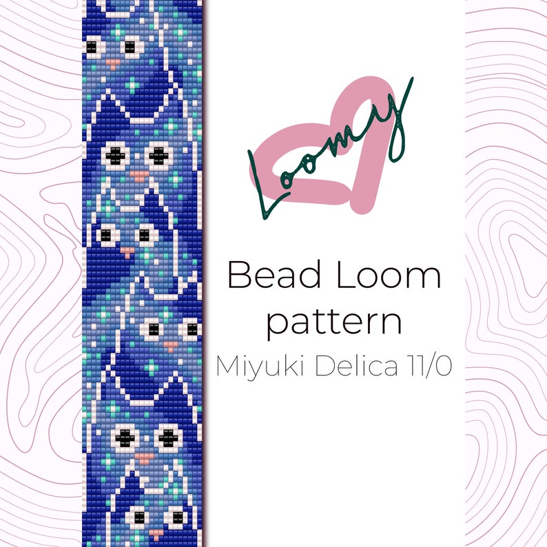 Milky Way Cats Bead Loom Pattern Loom Bracelet Pattern Loom Beading ...