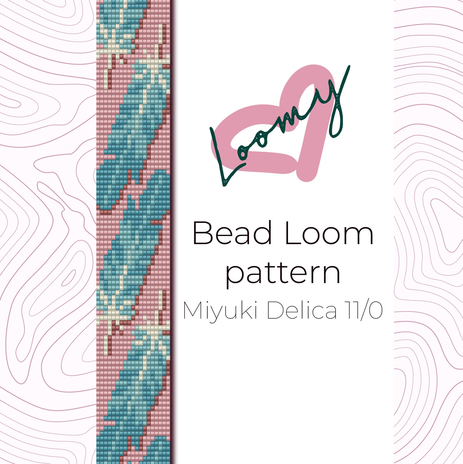 Feathers Bead Loom Pattern Loom Bracelet Pattern Loom Beading Pattern ...