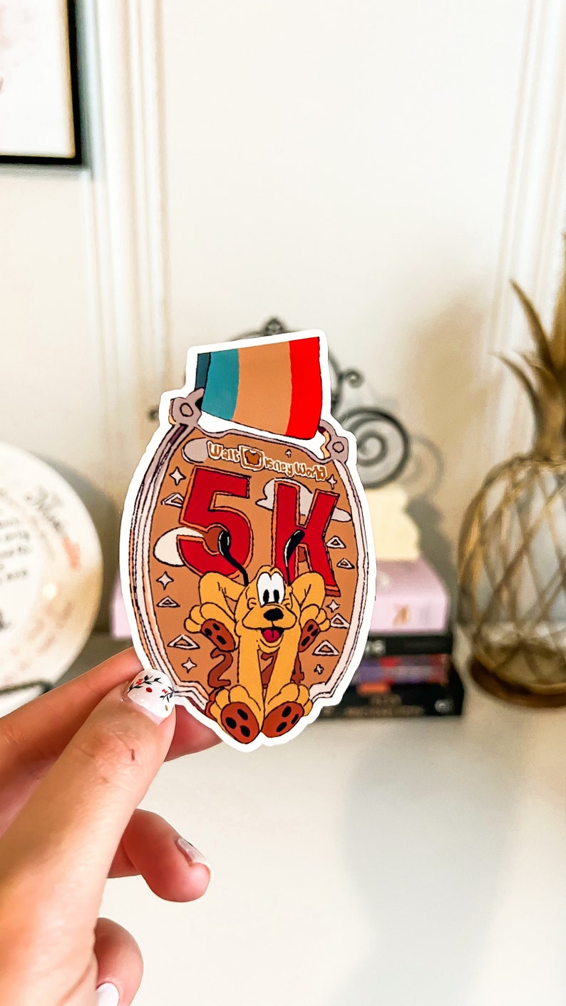 WDW Marathon Weekend Medal Sticker Pack, 5k/10k/half Marathon/full ...
