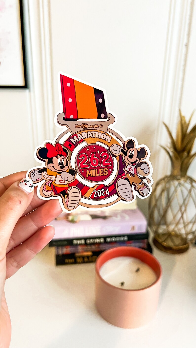 WDW Marathon Weekend Medal Sticker Pack, 5k/10k/half Marathon/full ...