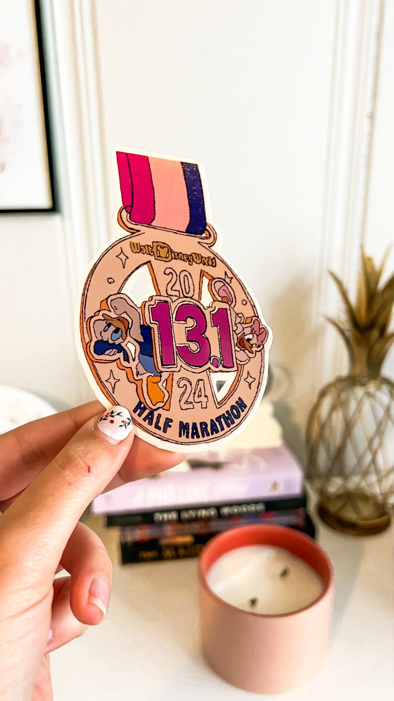 WDW Marathon Weekend Medal Sticker Pack, 5k/10k/half Marathon/full ...