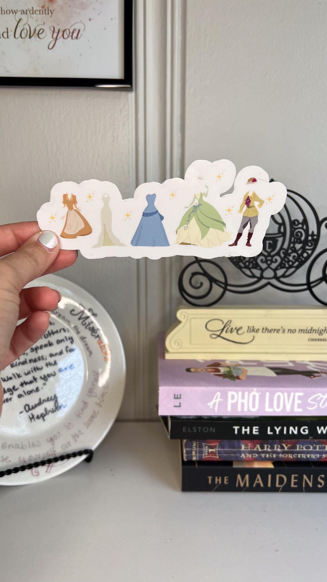 Princess Tiana Outfit Lineup, Transparent Sticker, Disney Bullet ...