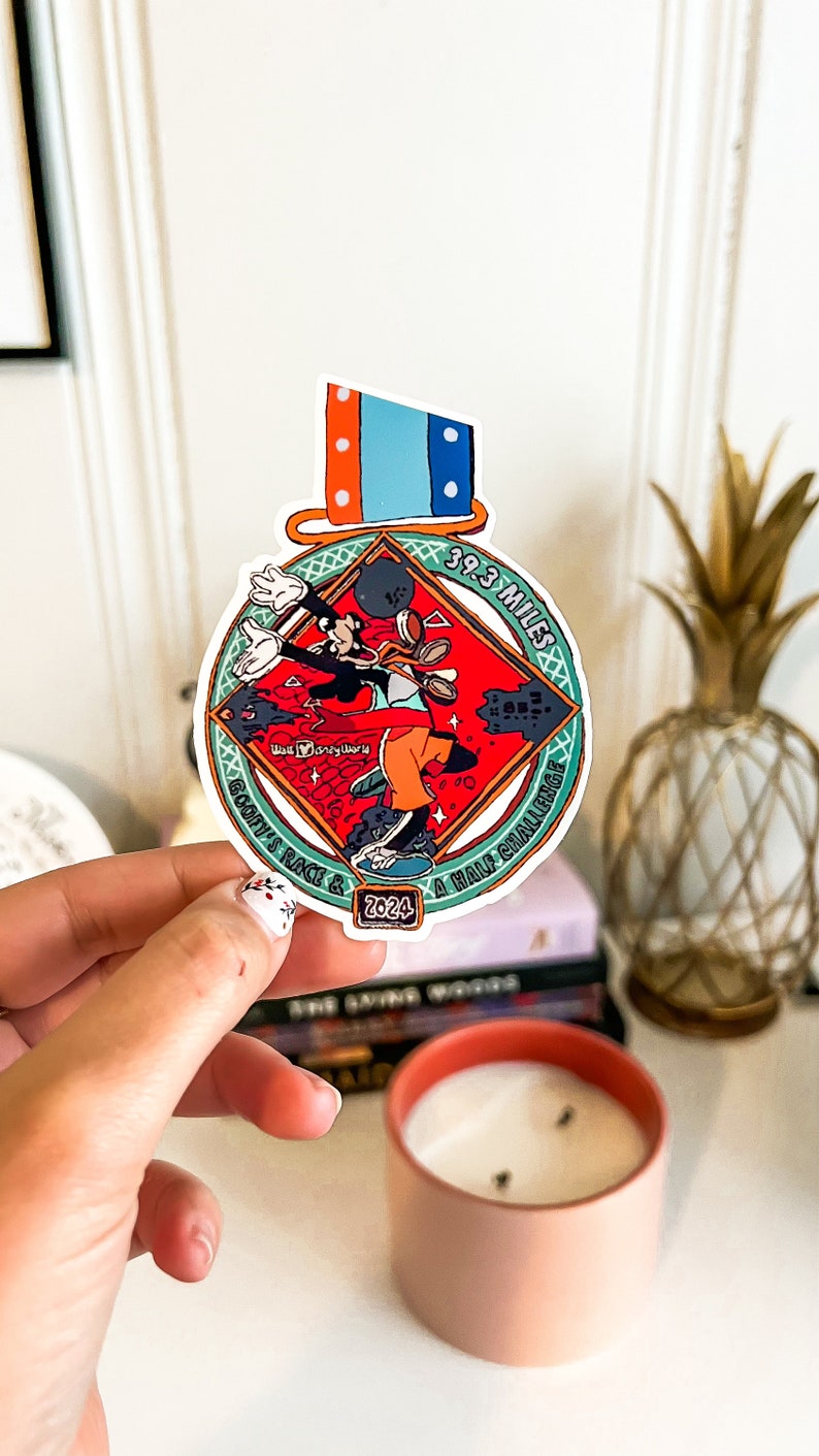 WDW Marathon Weekend Medal Sticker Pack, 5k/10k/half Marathon/full ...