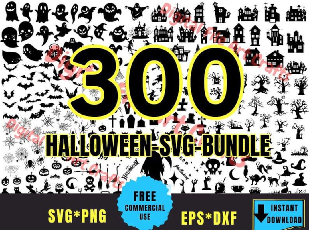 Halloween Horror SVG Bundle: Spooky Cricut Cut Files - Etsy