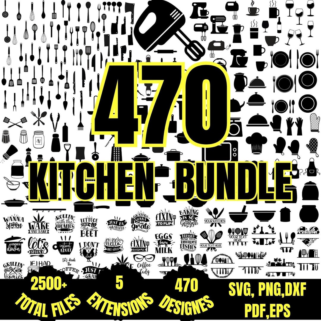 Kitchen Designs Svg | Kitchen Monogram SVG | Cutting Board Svg ...