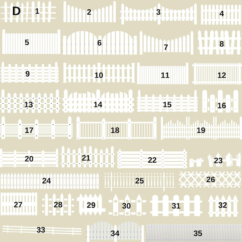 Rustic Charm: Wood Fence SVG Bundle, Wooden Fence Svg - Wooden Fence ...