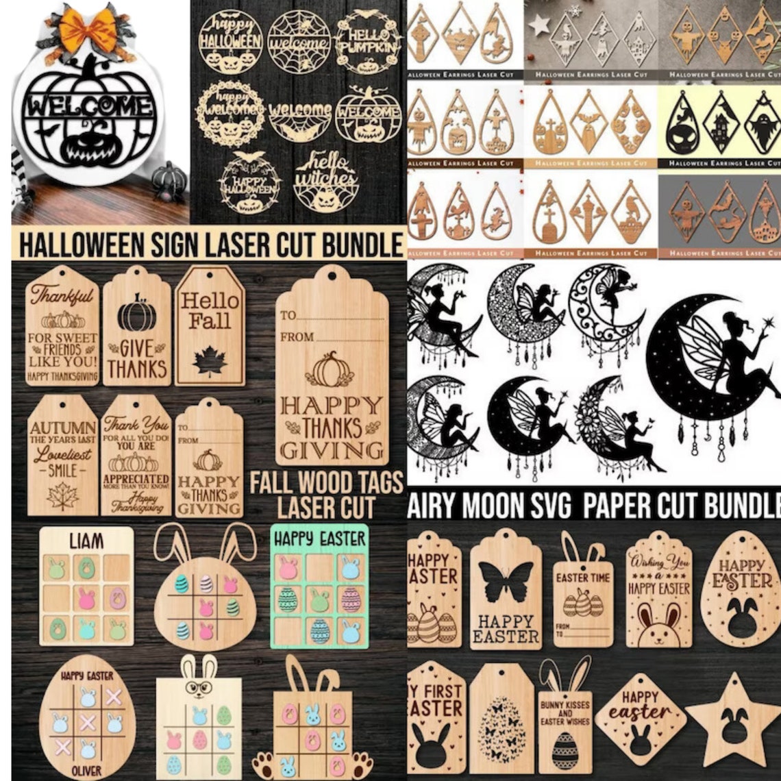 Laser Cut SVG Mega Bundle: CNC Engraving Files (digital Download) - Etsy