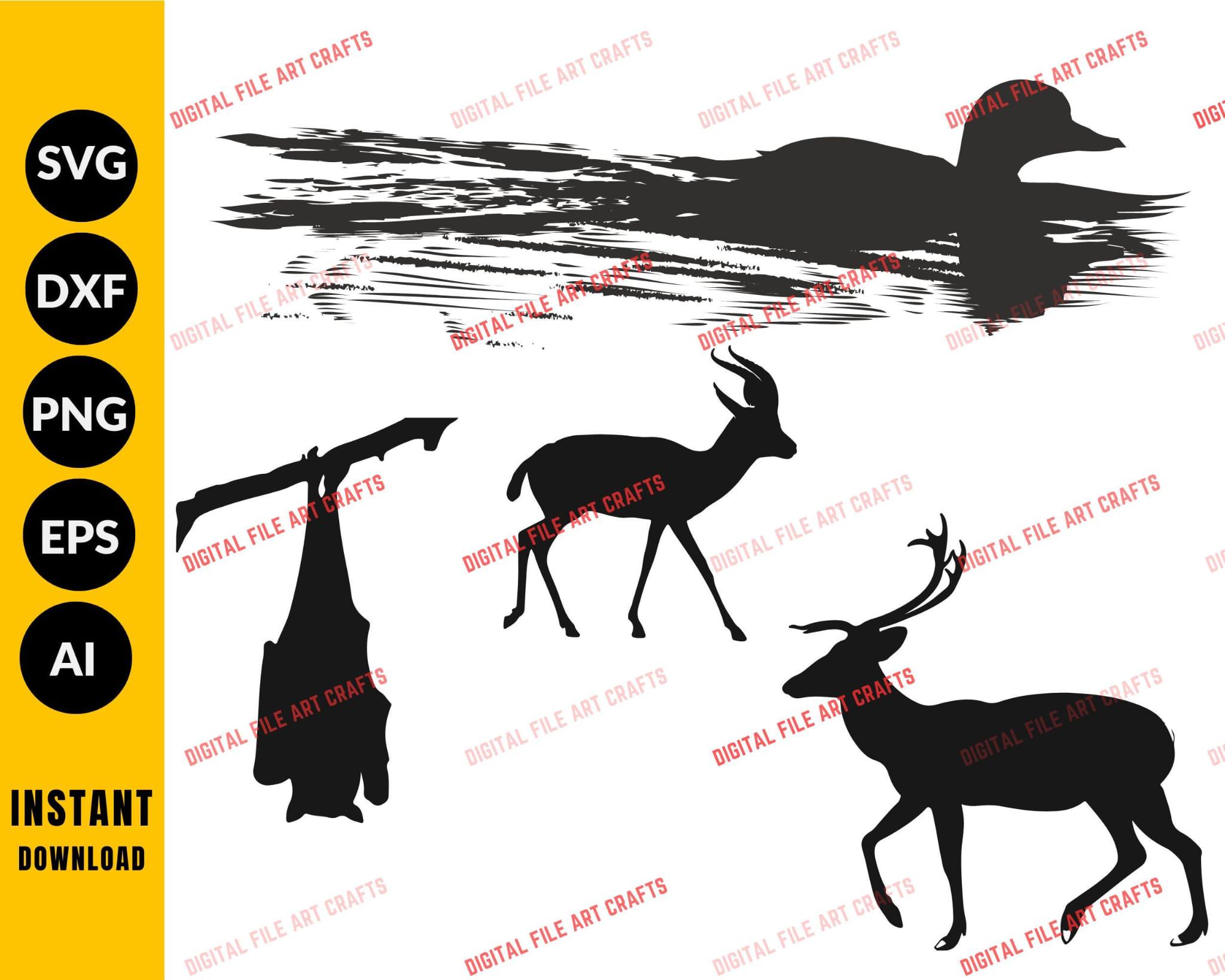 2700+ Animals Silhouettes Vectors ,svf, Png, Dxf, Eps, Cdr, AI Animal ...