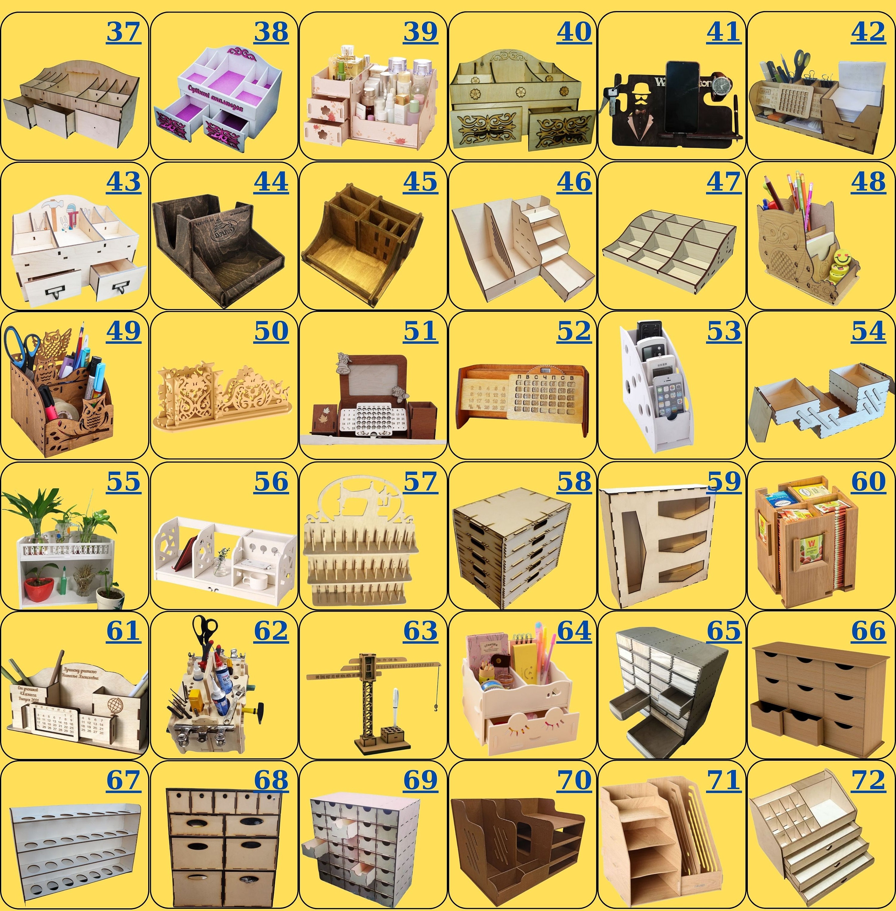 Whimsical Woodcraft: Laser-ready Pencil Holder SVG Files for Glowforge ...