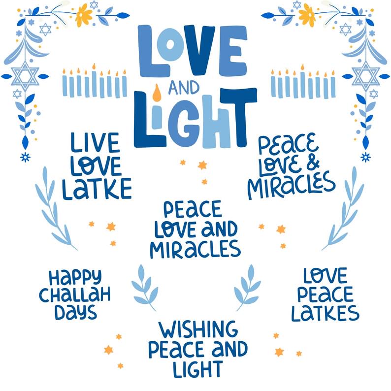 Hanukkah SVG Bundle: Funny Jewish Holiday Designs (digital File) - Etsy