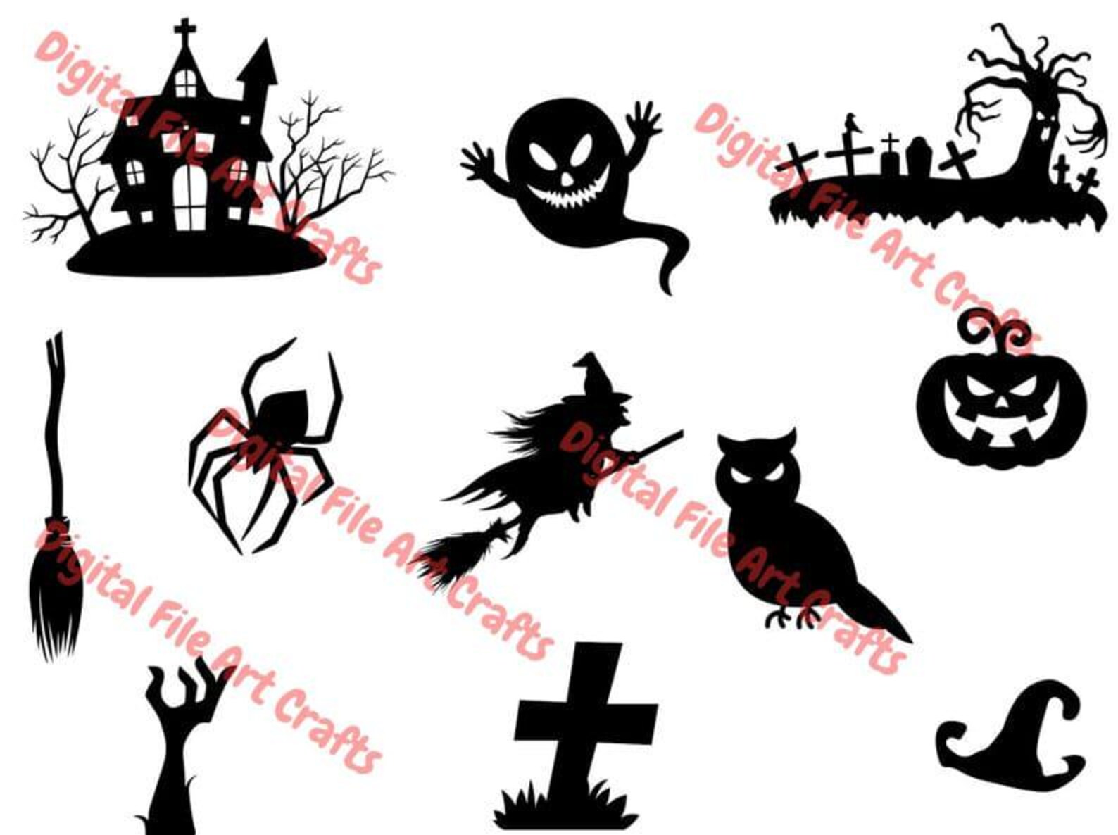 Halloween Horror SVG Bundle: Spooky Cricut Cut Files - Etsy