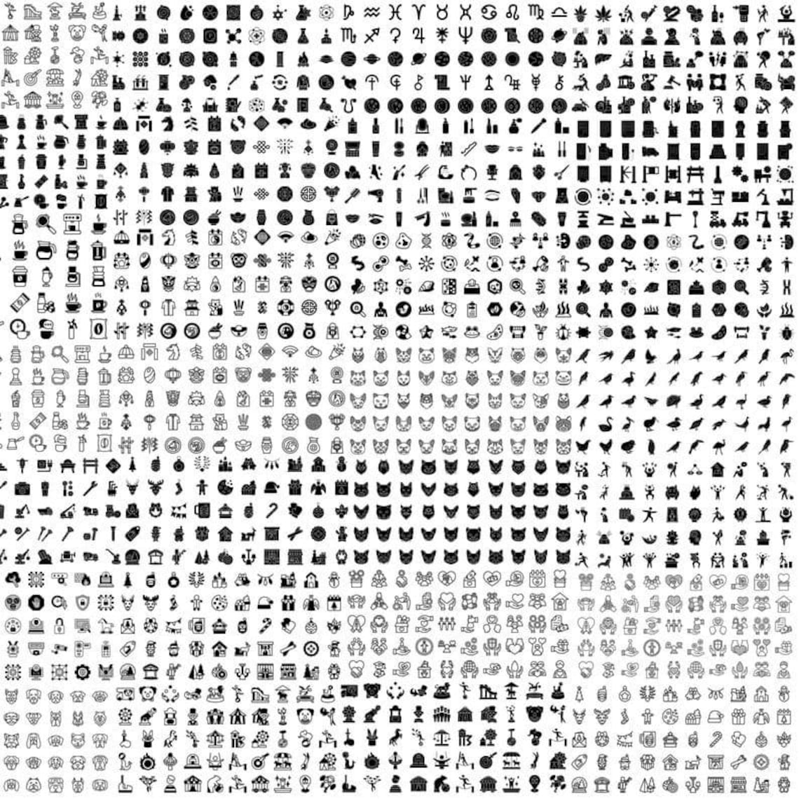 Svg Vectoral Clipart Icons Art Library for Laser Cut Engrave Cricut Cut ...