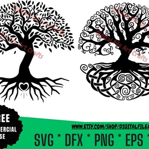 Celtic Tree of Life SVG Bundle: Cricut, CNC, Laser Cut Files ...
