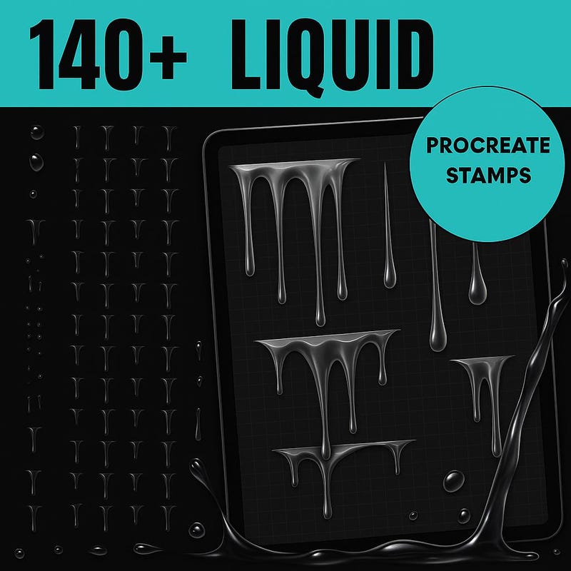 Water Drop Stamp - Etsy
