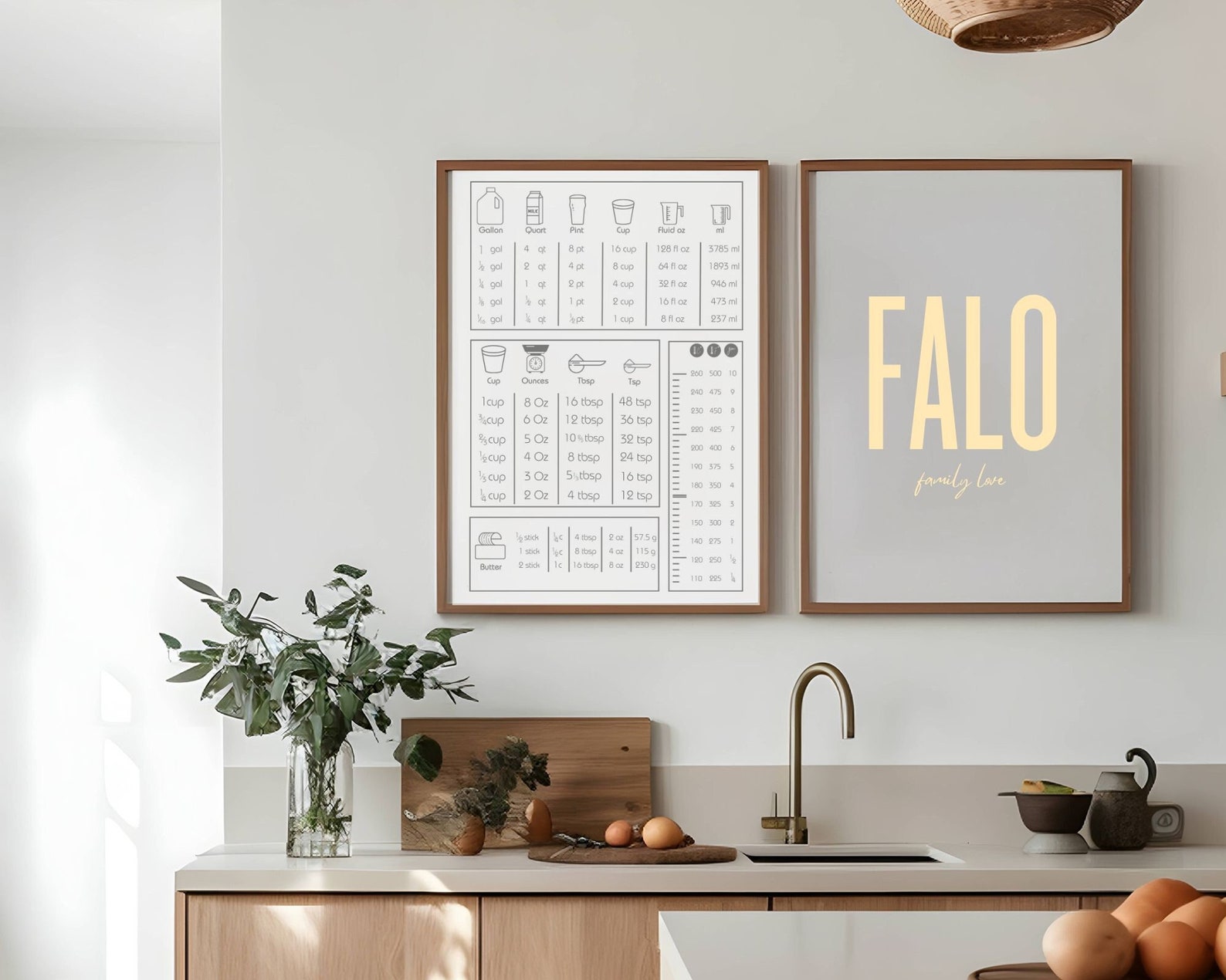 Cooking and Baking Kitchen Conversion Printable Wall Chart Guide Art - Etsy