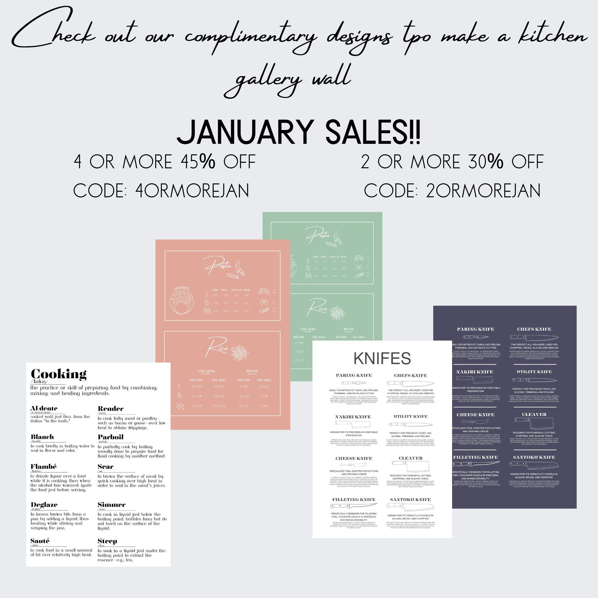 Kitchen Conversion Printable Wall Chart Guide for Cooking and Baking ...