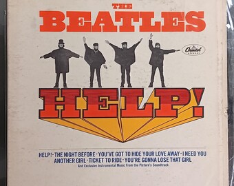 Rare Original 1965 the Beatles Help Motion Picture Soundtrack Capitol ...