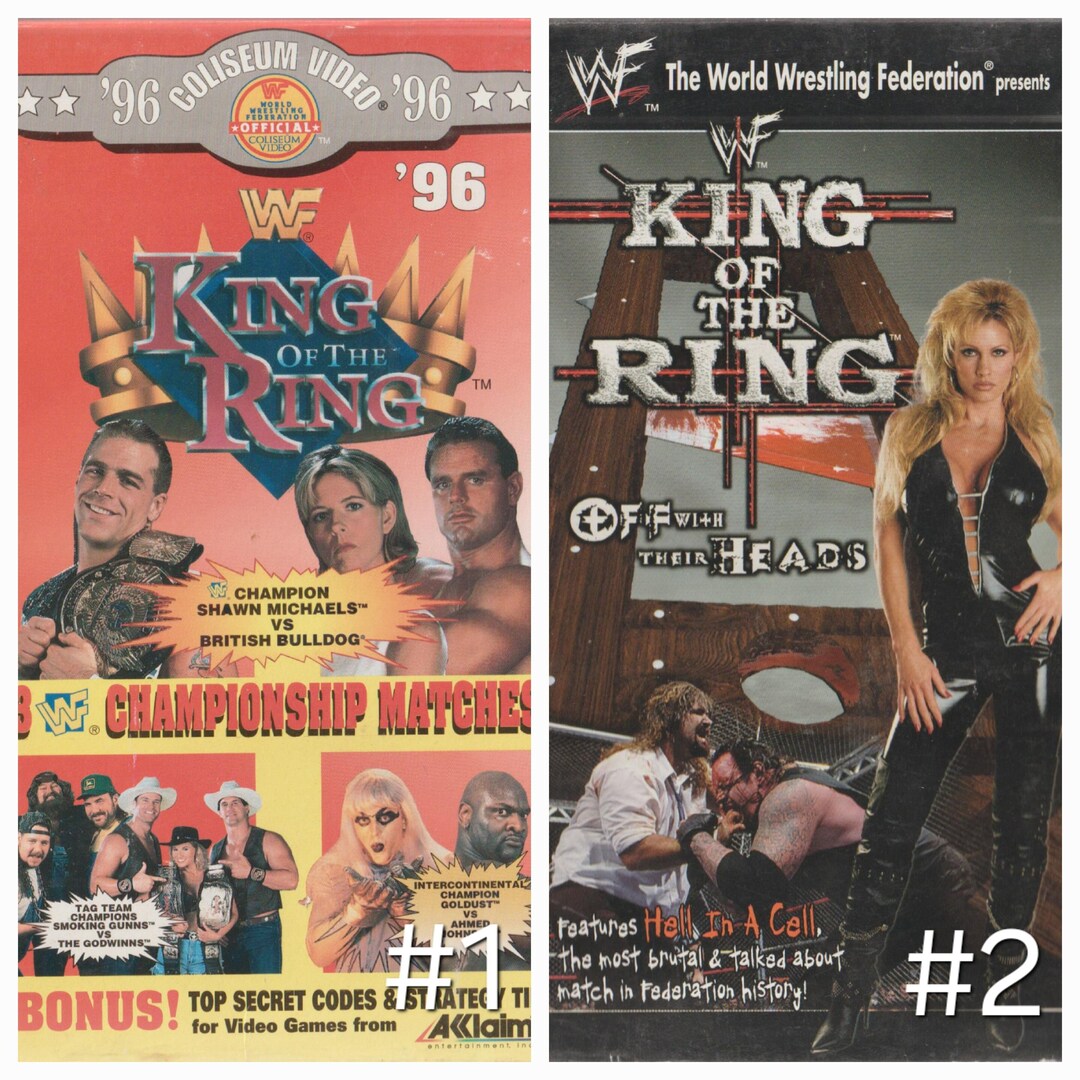 Vintage 1990's Wwf-vhs - Etsy