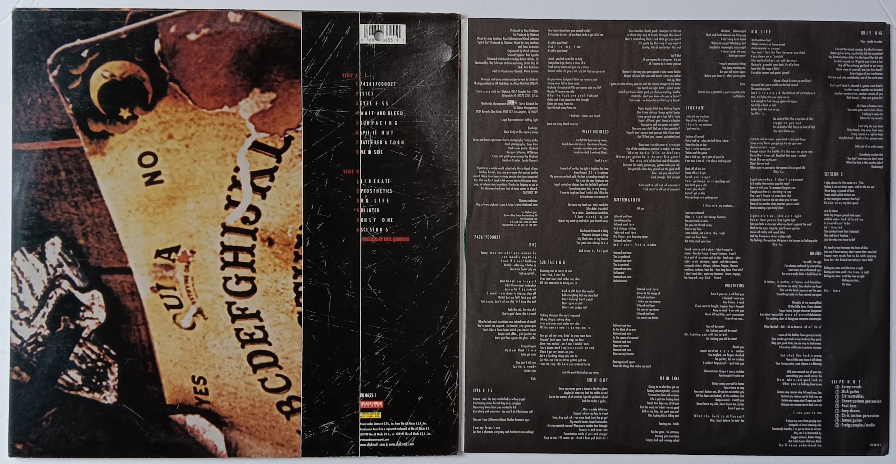 1999 Slipknot slipknot Slime Green Vinyl LP - Etsy