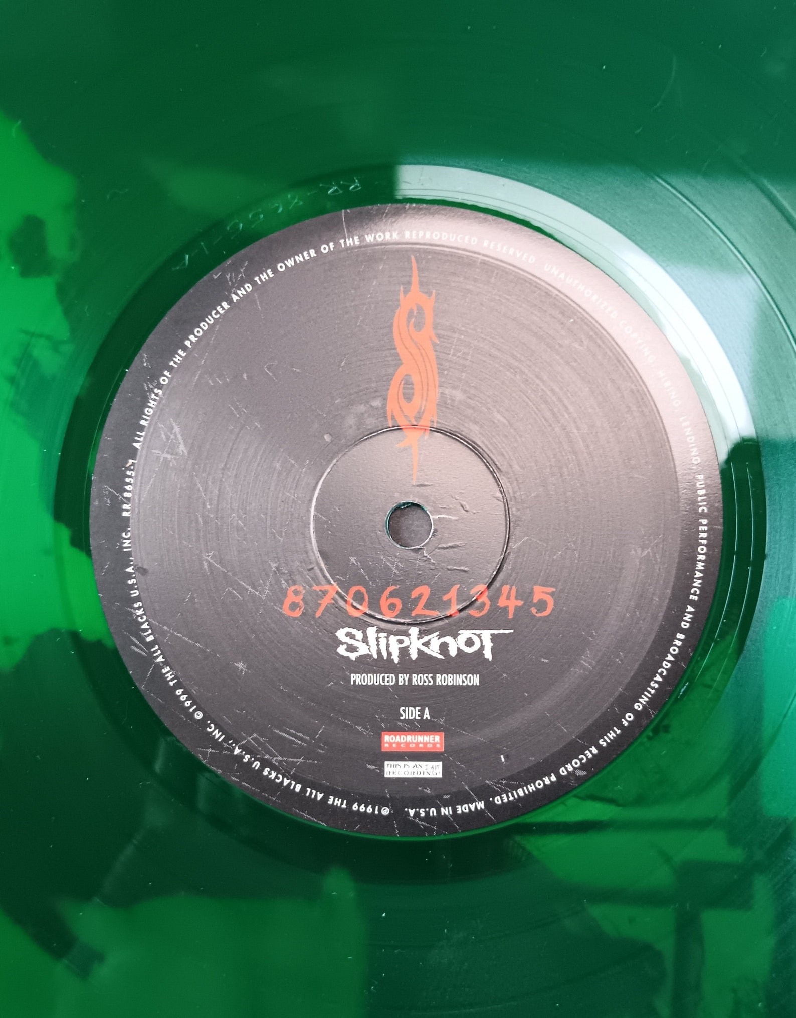 1999 Slipknot slipknot Slime Green Vinyl LP - Etsy