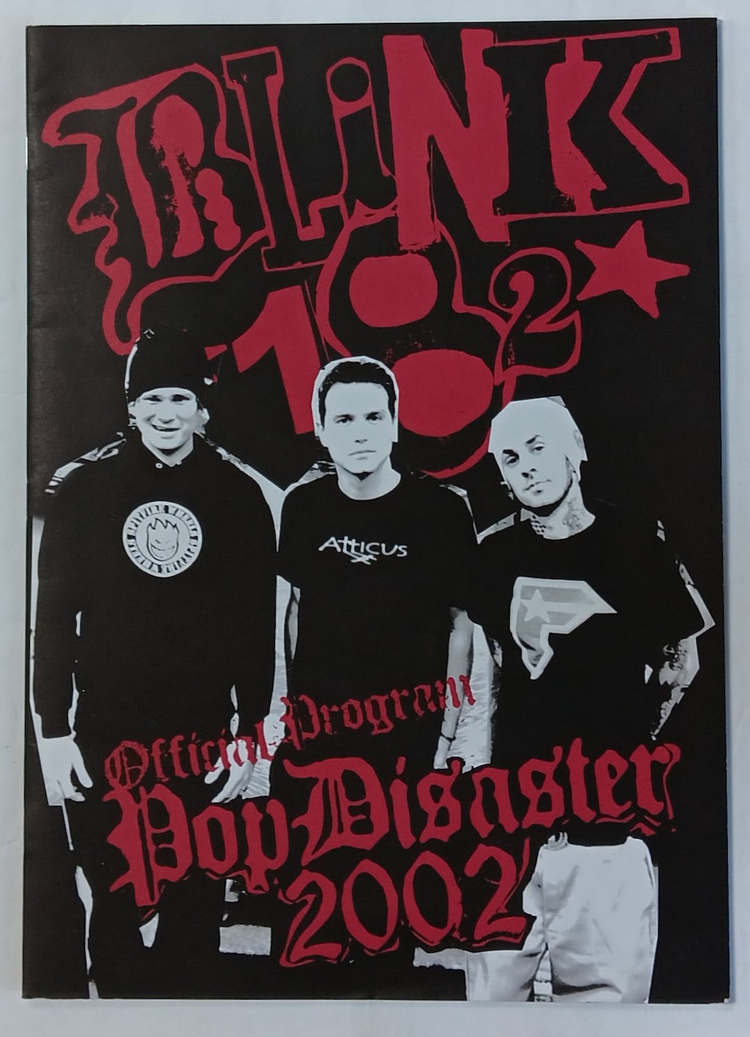 2002 Blink 182 pop Disaster Tour Program - Etsy UK