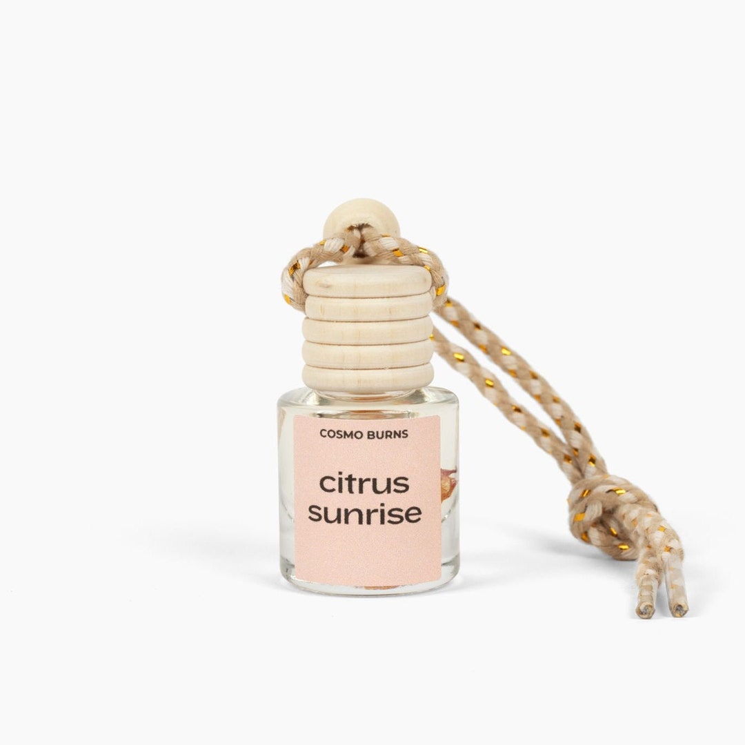 Citrus Sunrise Car Diffuser: Hanging Air Freshener (10ml) - Etsy