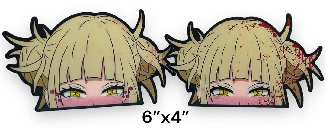 My Hero Academia Himiko Toga Anime 3d Lenticular Motion Sticker Car ...